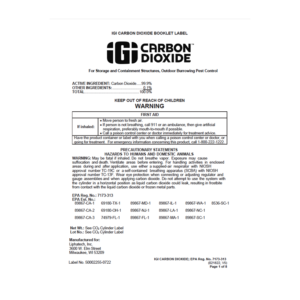 IGI CO2 for Fumigation - Liphatech